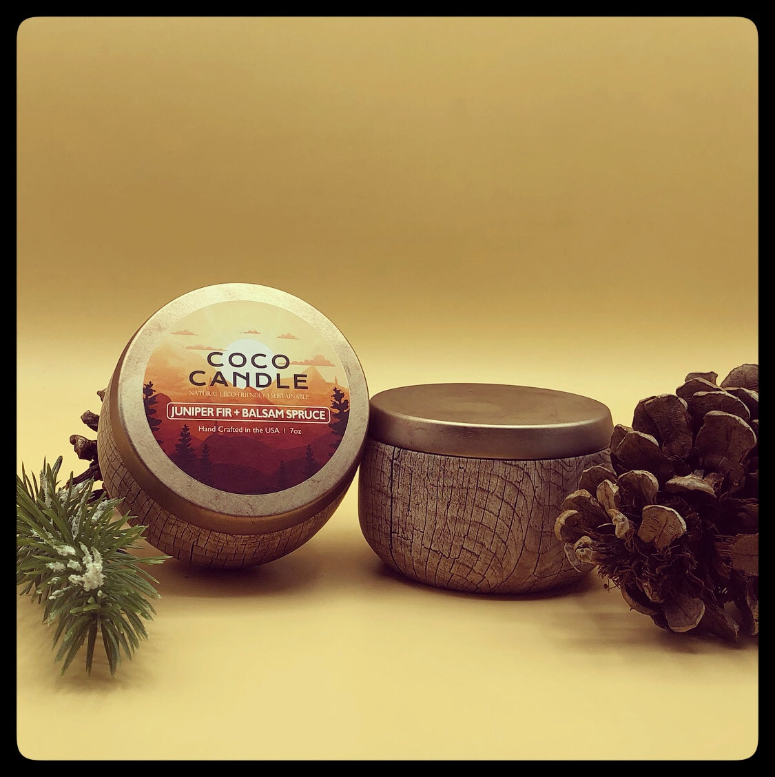 Juniper Fir + Balsam Spruce | Coconut Wax Candle – Coco Candle